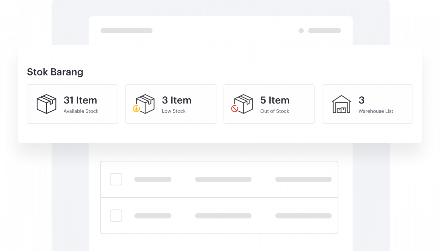 Software & Aplikasi Stok Barang Online Sederhana - Mekari