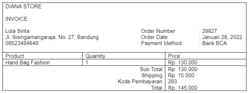 7 Contoh Invoice Jasa Pembayaran, Penjualan dan Tagihan