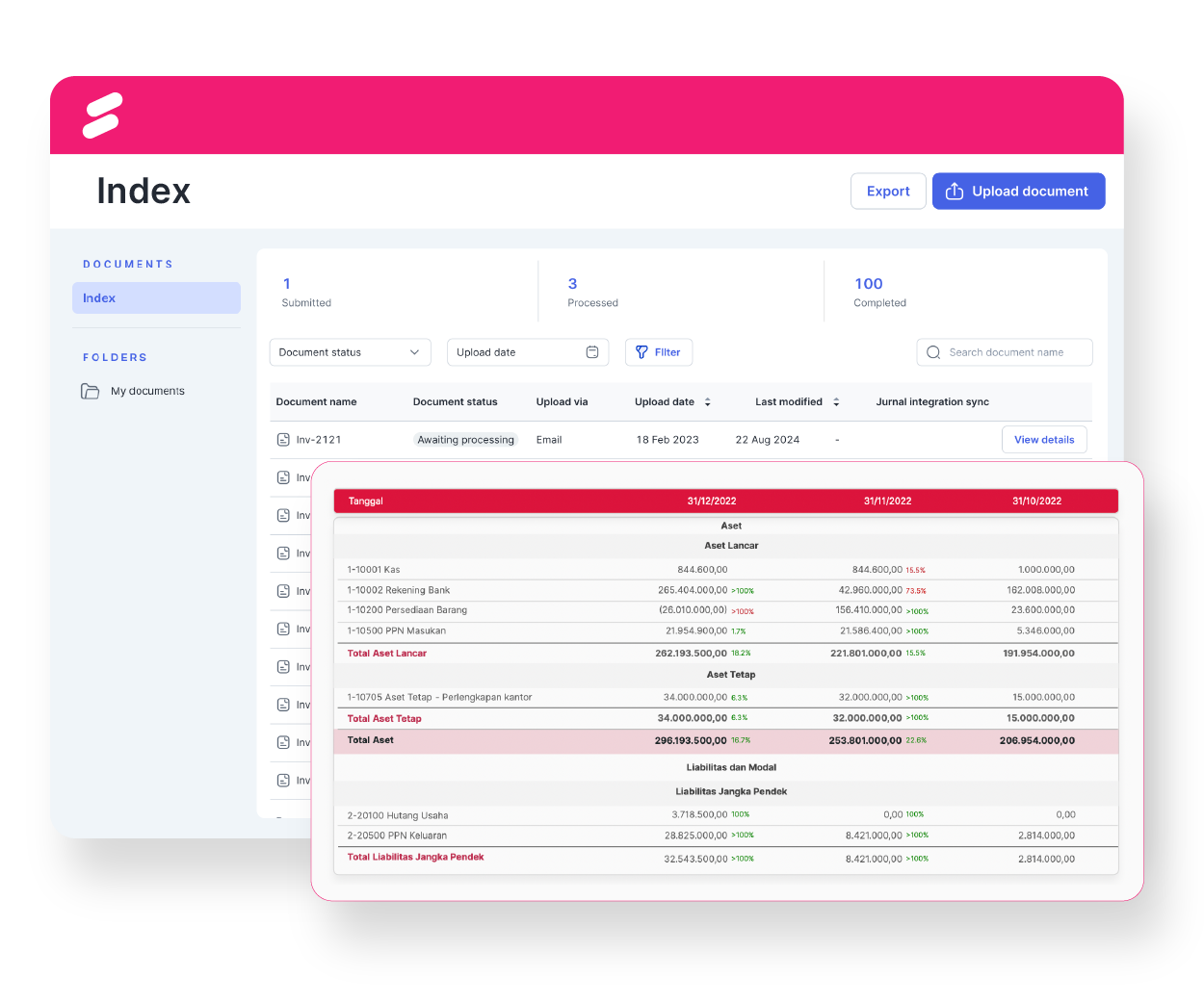 Software OCR Finance & OCR Accounting dari Mekari Stream