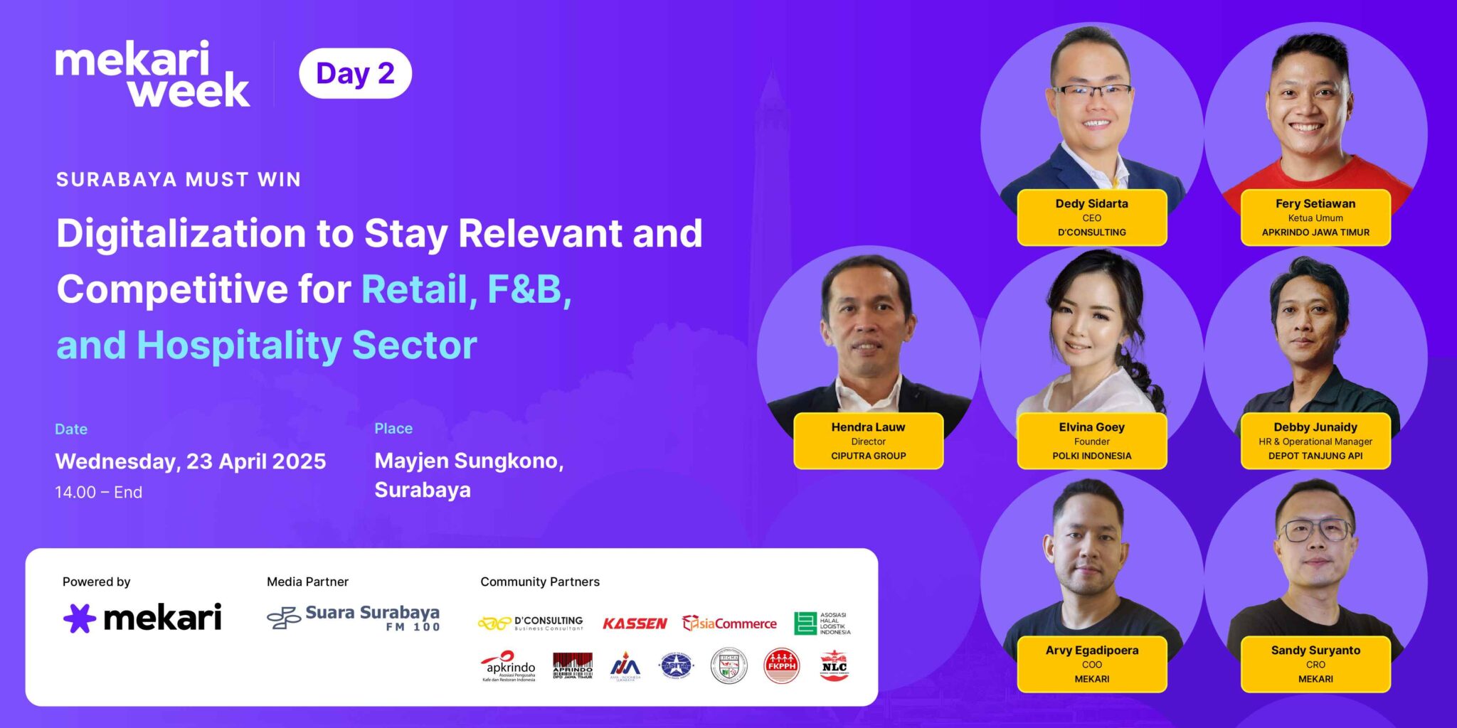 [DAY 2] Surabaya Must Win: Digitalization to Stay Relevant and ...